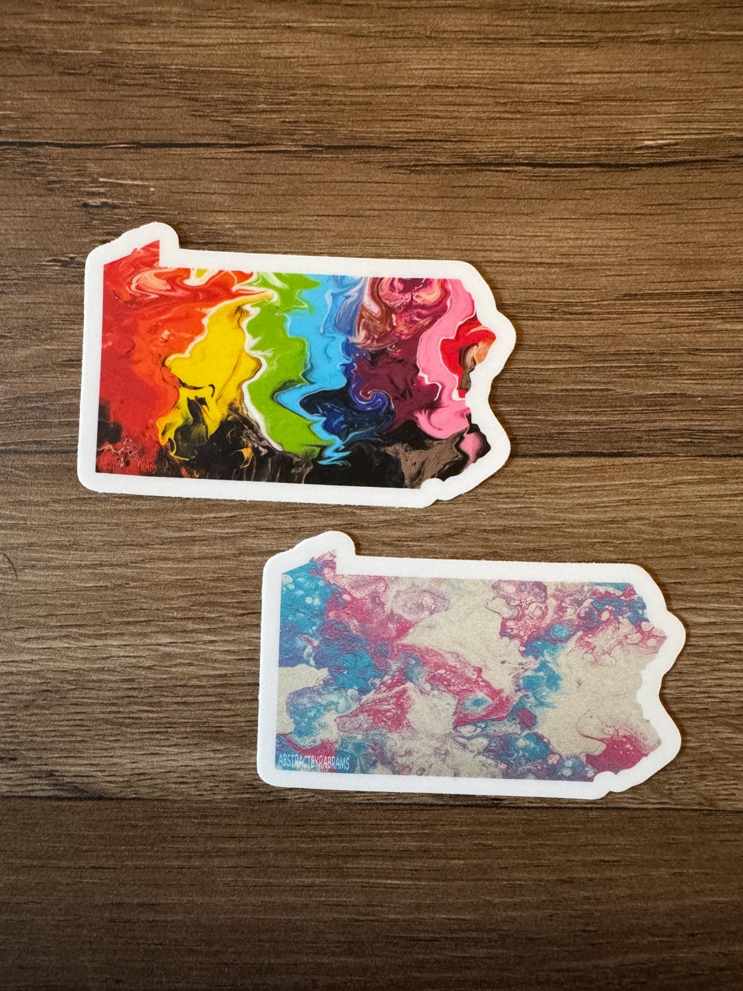 Pennsylvania State Shape Sticker - ~3" Pennsylvania Trans ...