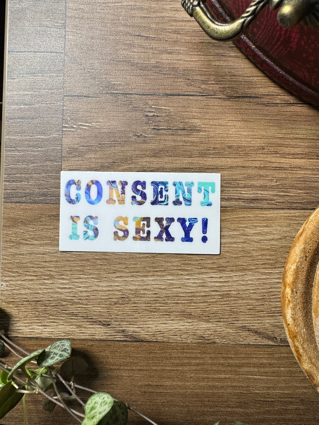 Consent is Sexy Sticker - 3"x1.5" Waterproof, Vinyl Sticker ...