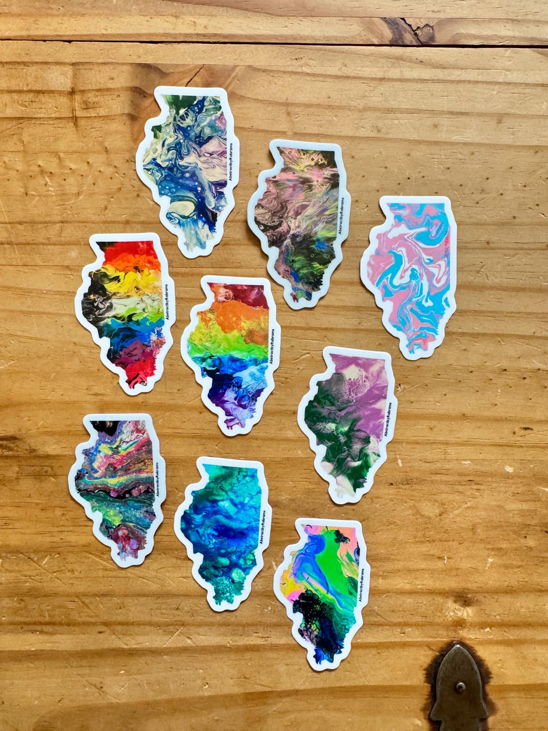 Illinois State Sticker - 3"x1.8" - Vinyl - Weatherproof - 9 Options ...