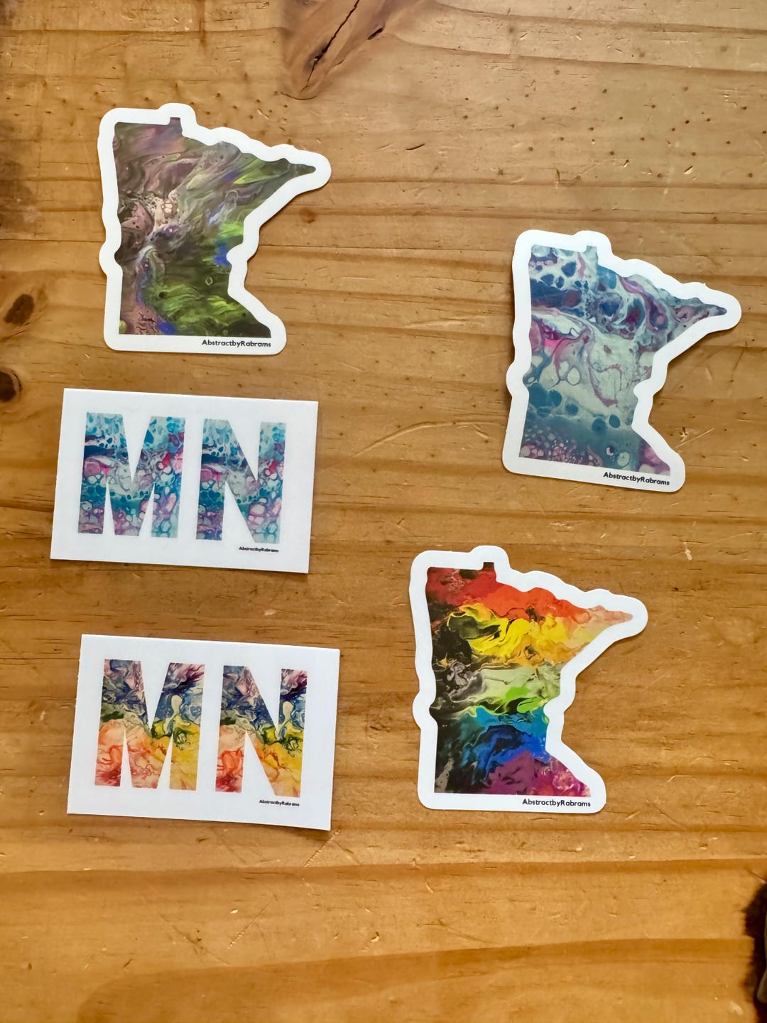 Minnesota State Shape Sticker: Rainbow, Trans Pride - Etsy