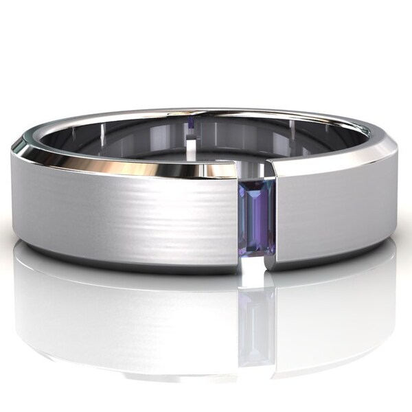 Mens Platinum Rings - Etsy