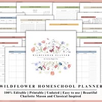The Ultimate Charlotte Mason Homeschool Planner | Undated Homeschool ...