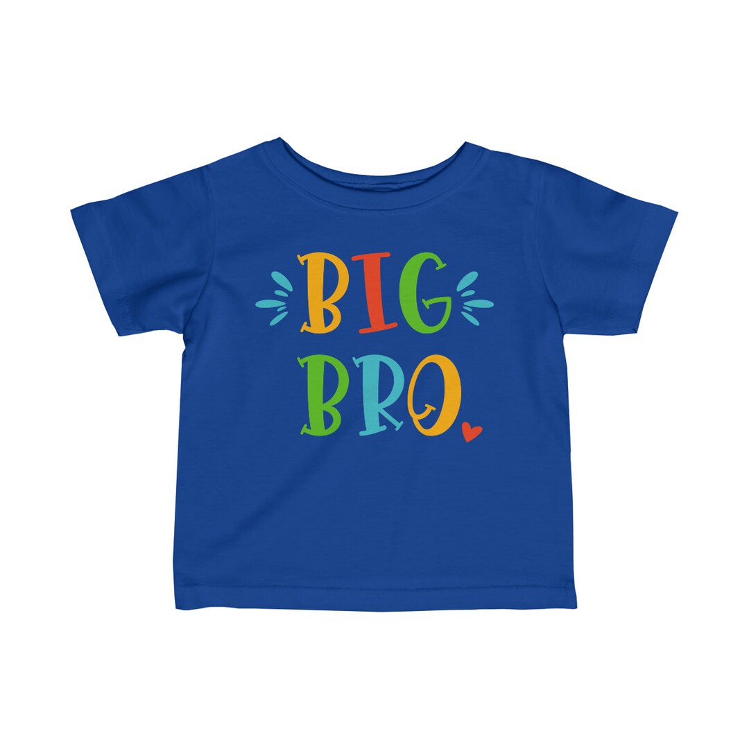 Big Bro Splash Positive Cute Funny Inspiration Infant Jersey Tee T ...