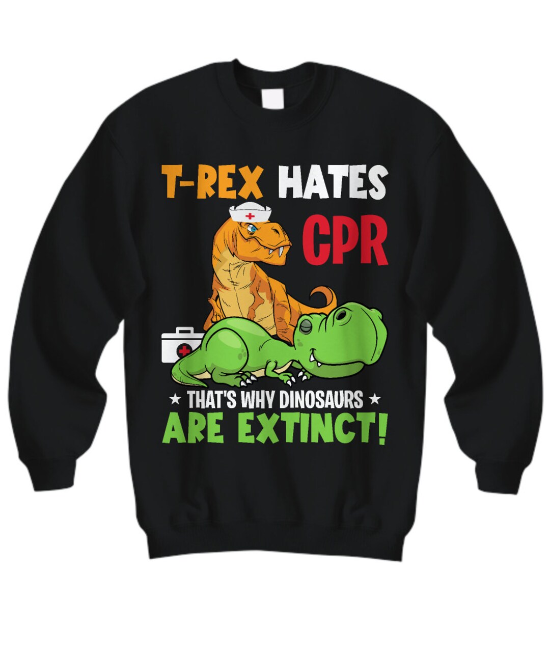 T-rex Hates CPR That's Why Dinosaurs Are Extinct Unisex Tank Top ...