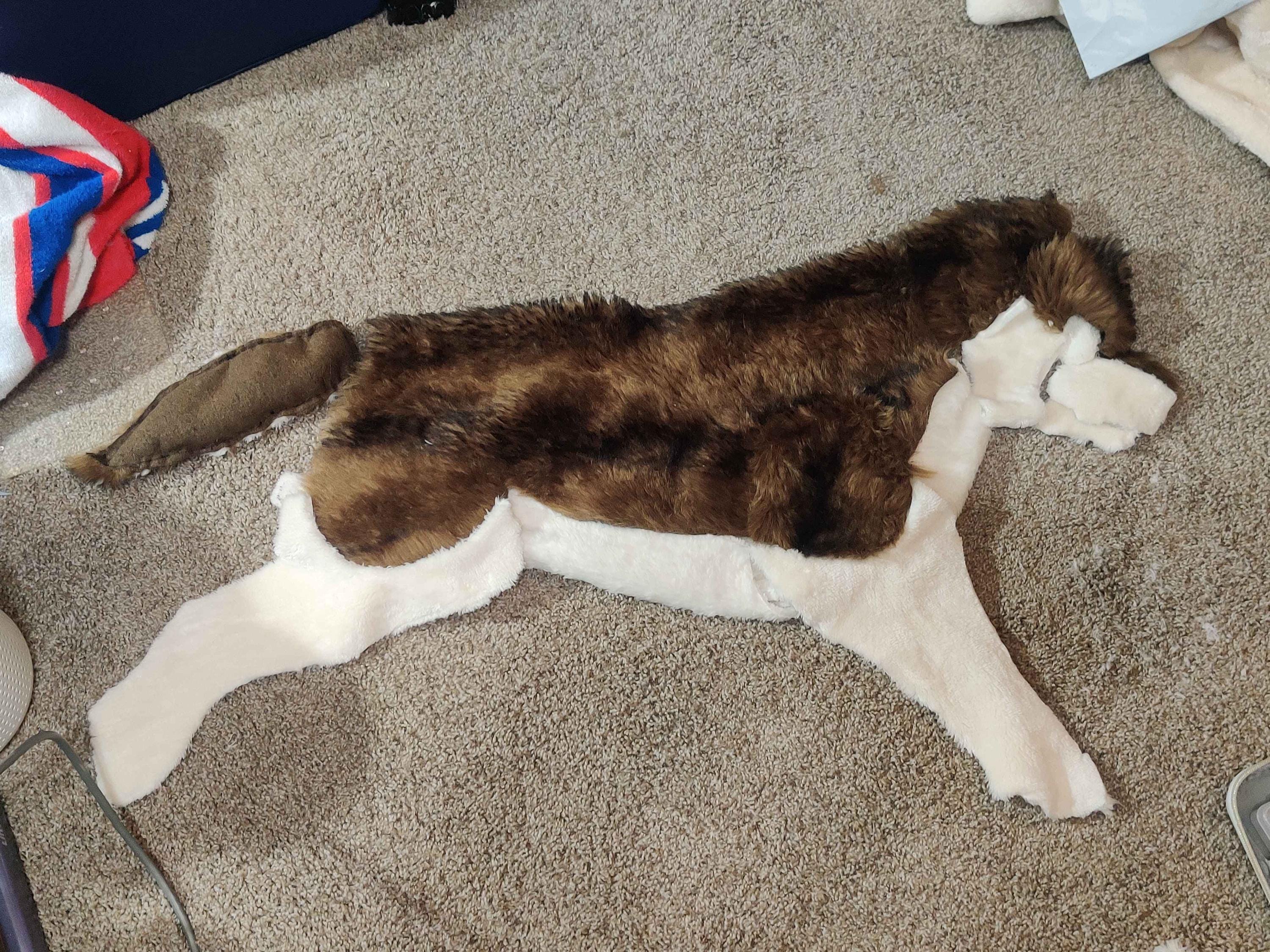 Simple Semi-realistic Wolf Plush Sewing Pattern + Instructions | PDF ...