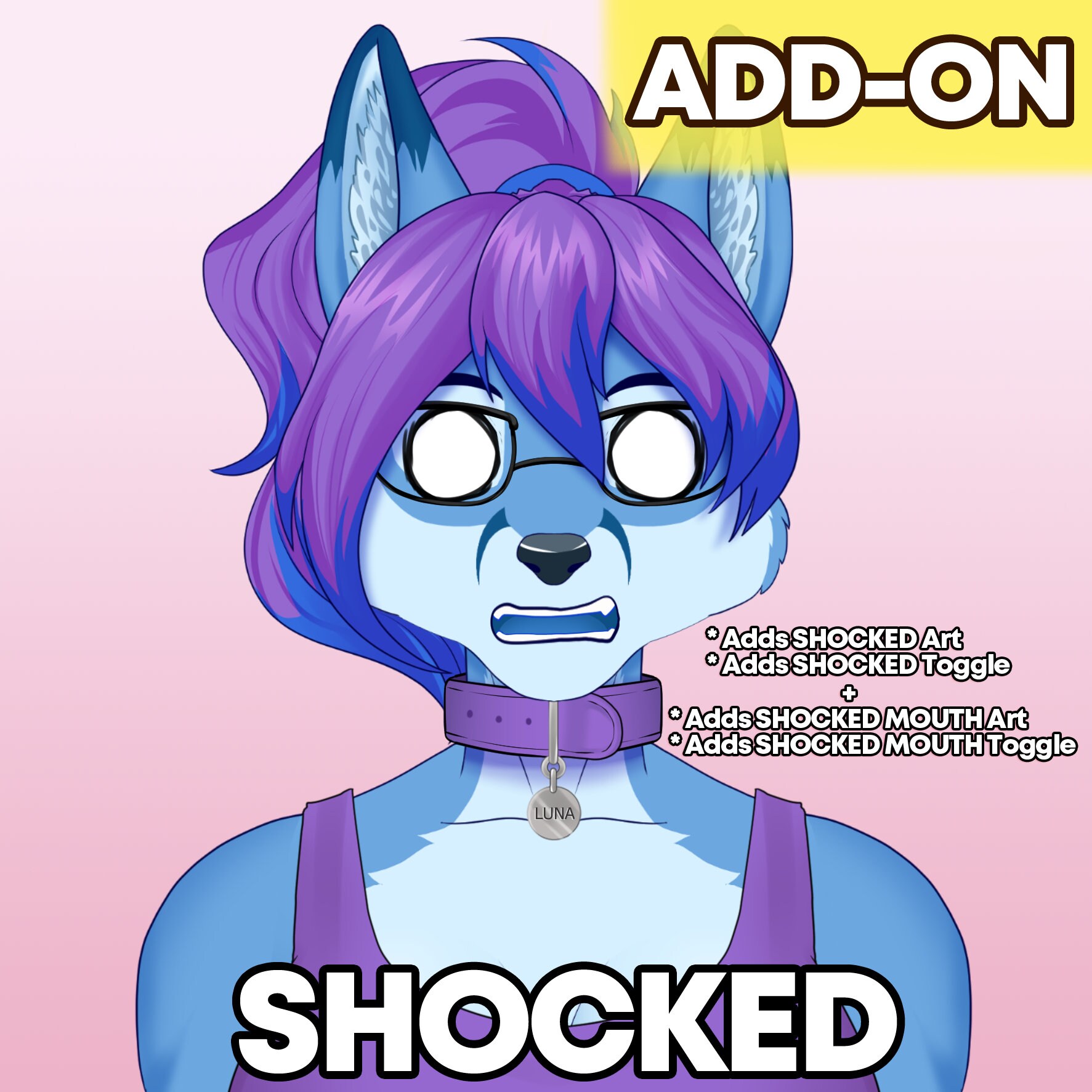 Expression Add-ons | Vtuber Model Commission - Etsy