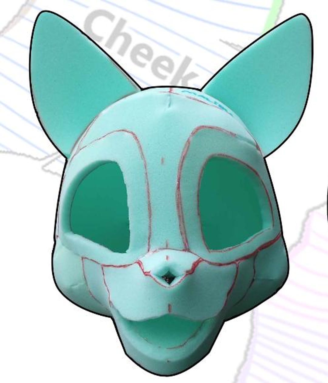 Pdf Pattern Download - Retro Toony Cat Head - Etsy