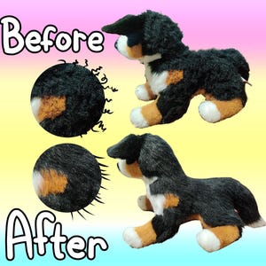 Plush Restoration: Fur Reconditioning - Repair for Heat Damaged Faux ...