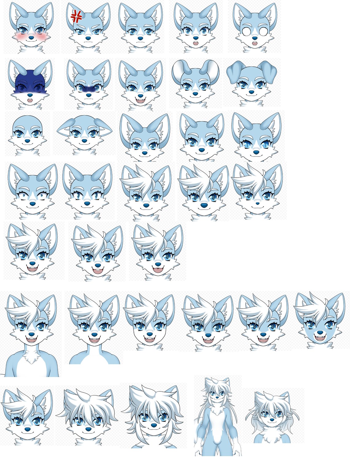 Live2d Vtuber Virtual Avatar Model: Customizable Furry cats - Etsy UK