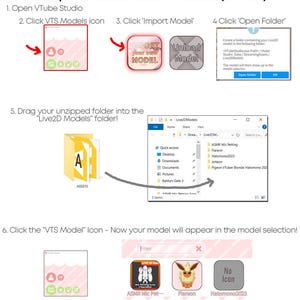 Live2d Vtuber Virtual Avatar Model: Customizable Wolf - Etsy