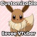 Live2d Vtuber Virtual Avatar Model: Customizable Eevee - Etsy