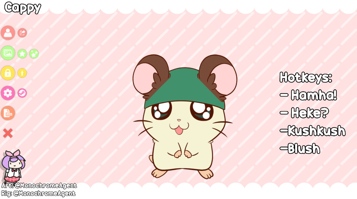Hamtaro Characters Cappy