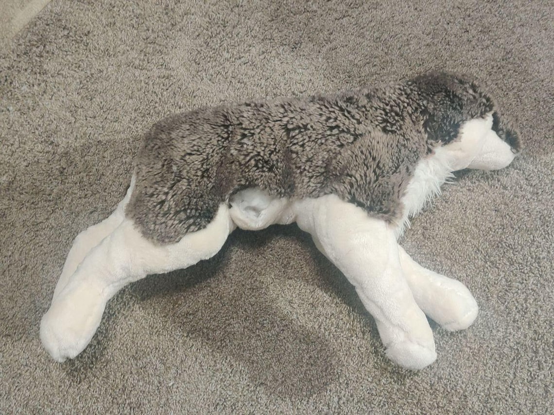 Simple Semi-realistic Wolf Plush Sewing Pattern + Instructions | PDF ...