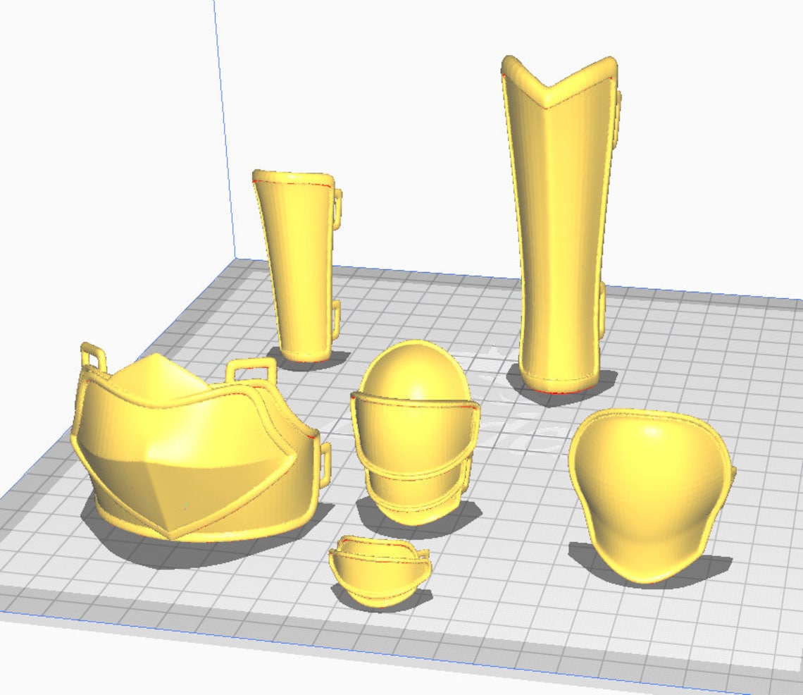 3D Printable BJD Armor - STL Files - Etsy