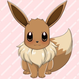 Live2d Vtuber Virtual Avatar Model: Customizable Eevee - Etsy