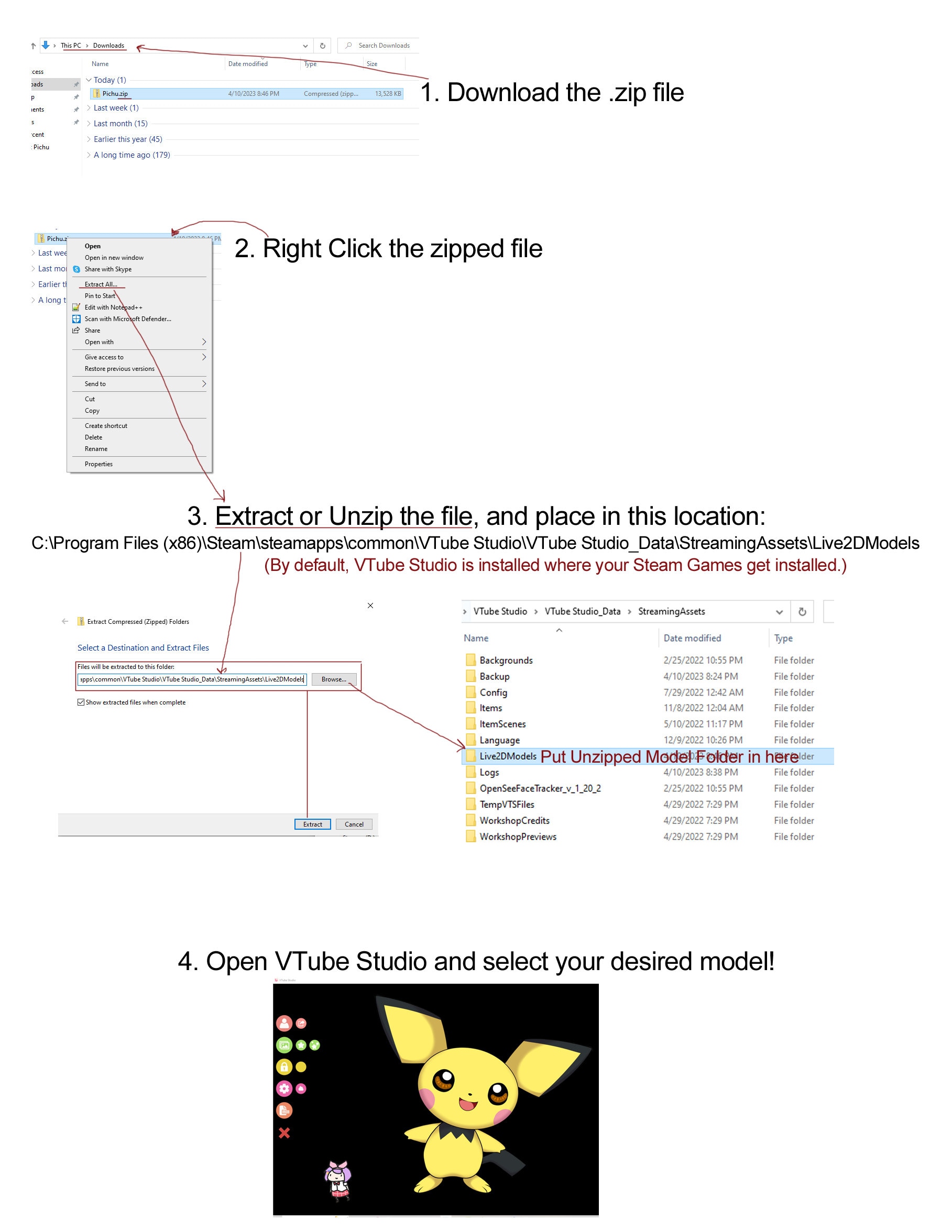 Live2d Vtuber Virtual Avatar Model: Customizable Alien - Etsy