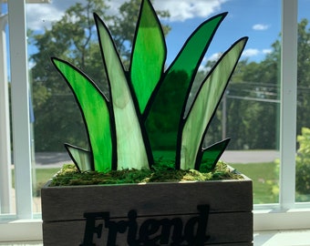 Stained Glass Plant - Etsy