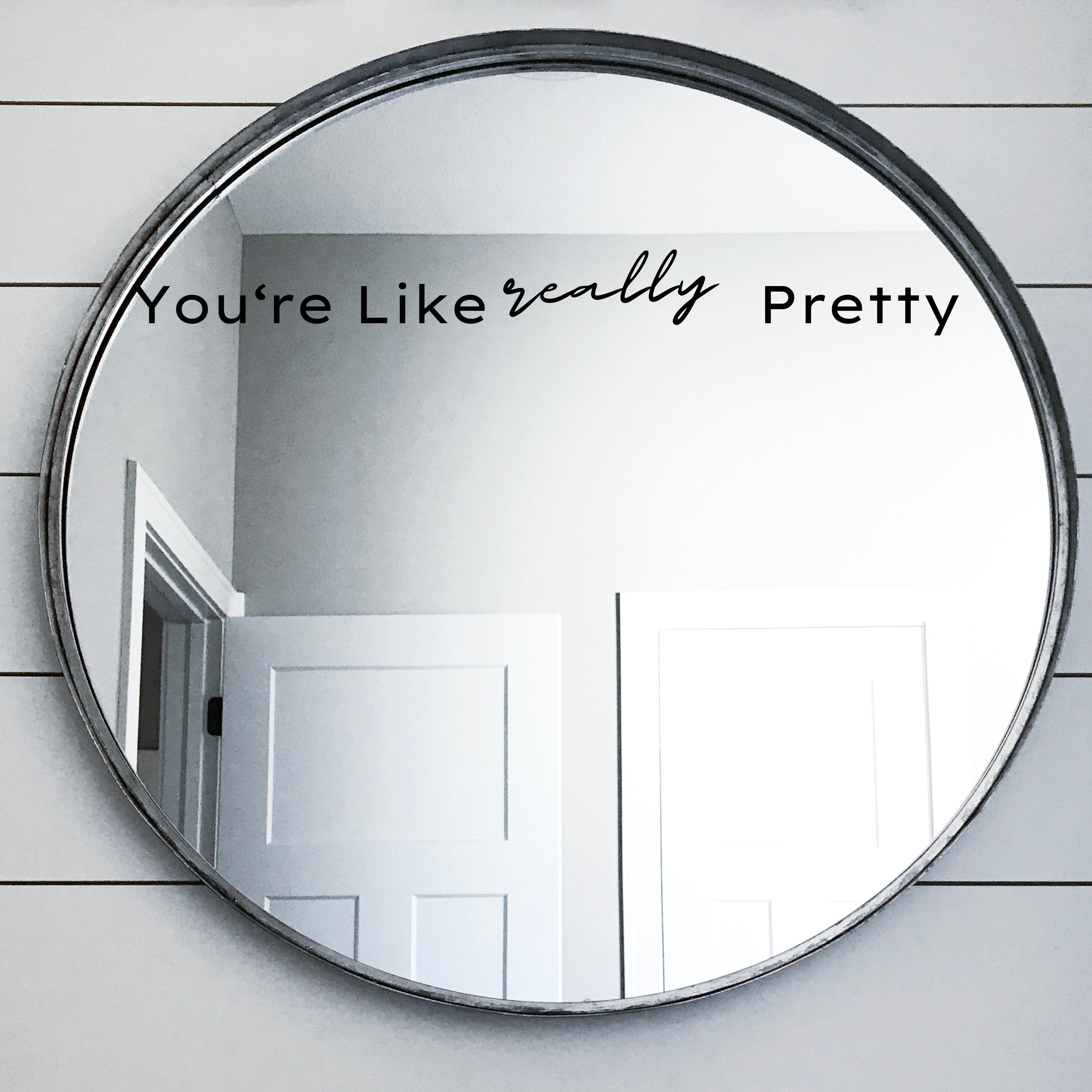 Custom Mirror Sticker Personalized Daily Affirmations and Inspirational ...