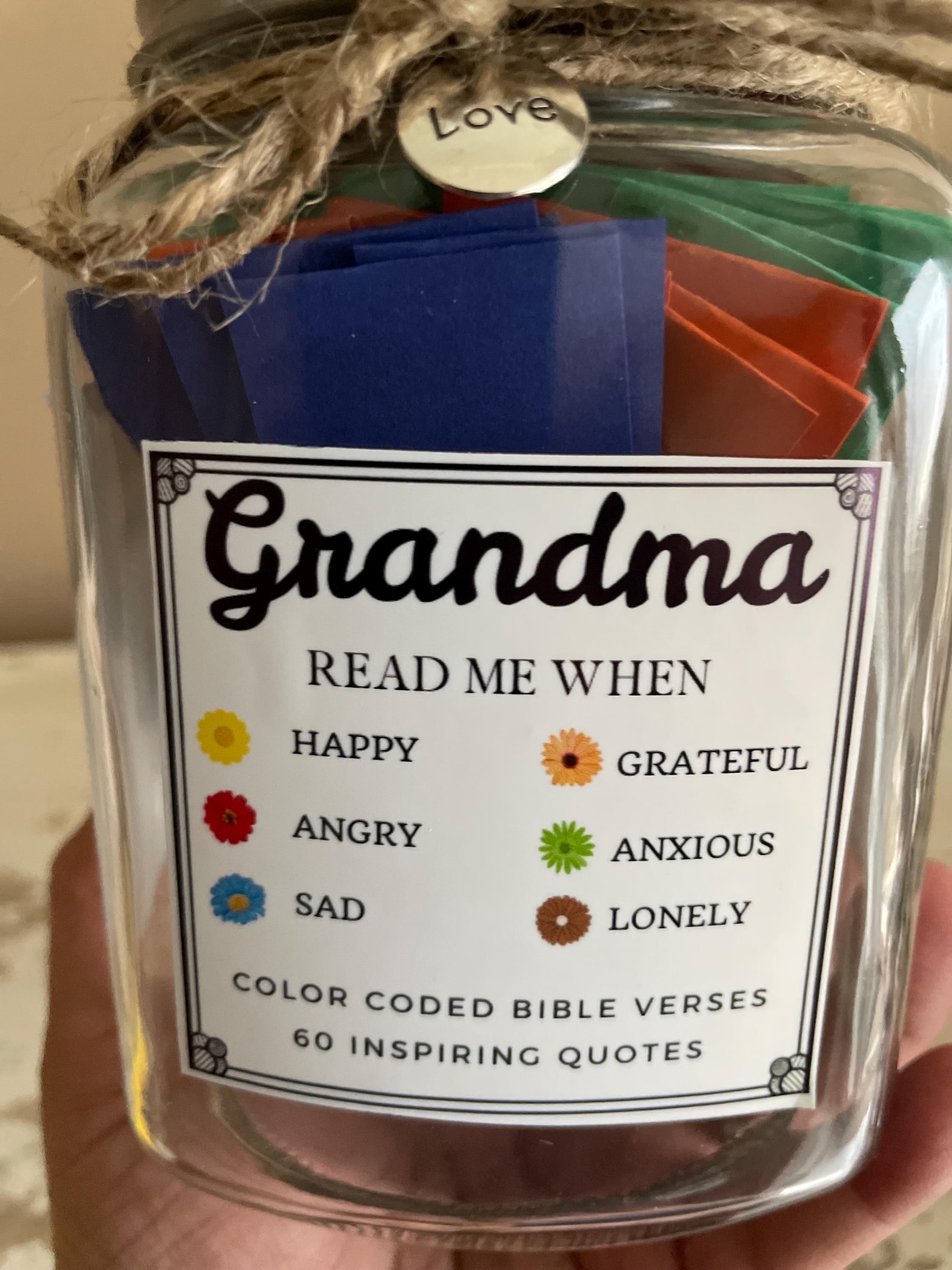 Mom Read Me When Jar Bible Verses for Emotions and Feelings Scripture ...