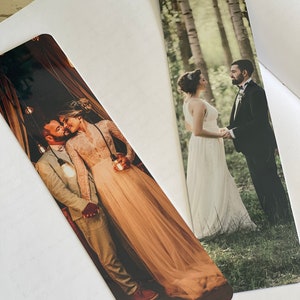 Custom Metal Photo Booth Bookmark Bookmark 1 to 3 Photos Metal Photo ...