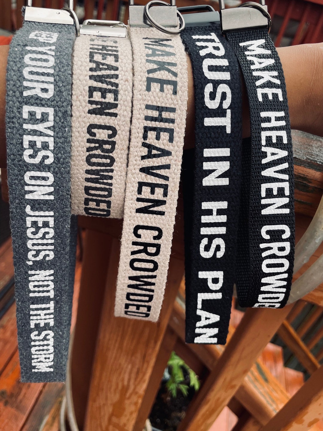 God Keychain Sayings Christian Key Fob With Bible Verse Catholic Saint ...