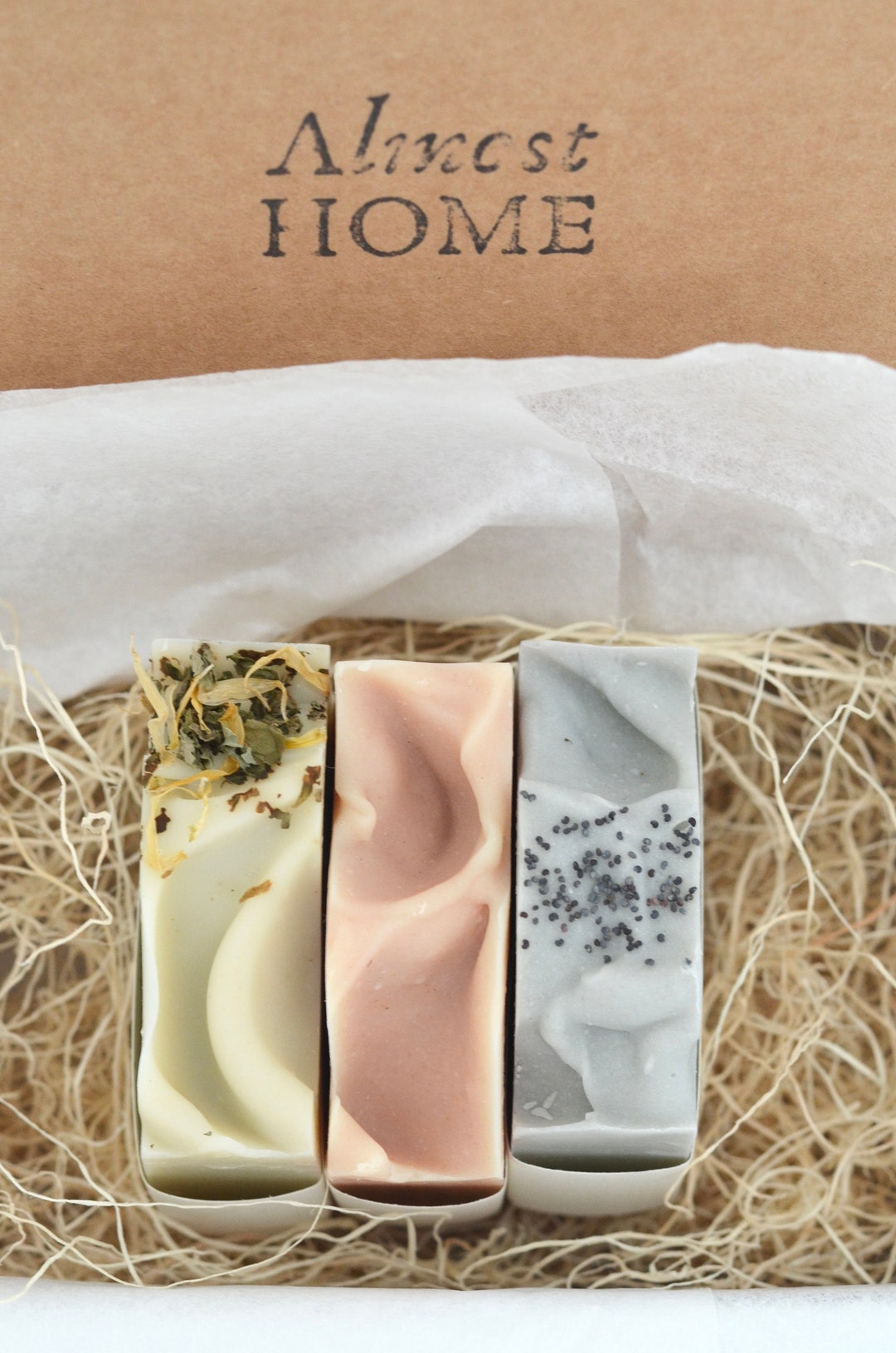 Gift Box of 3 Soap Bars of Choice || Artisanal, Natural & Vegan Soap ...