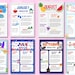 14 Colorful Themed Newsletters. Easily Edit With CANVA. - Etsy