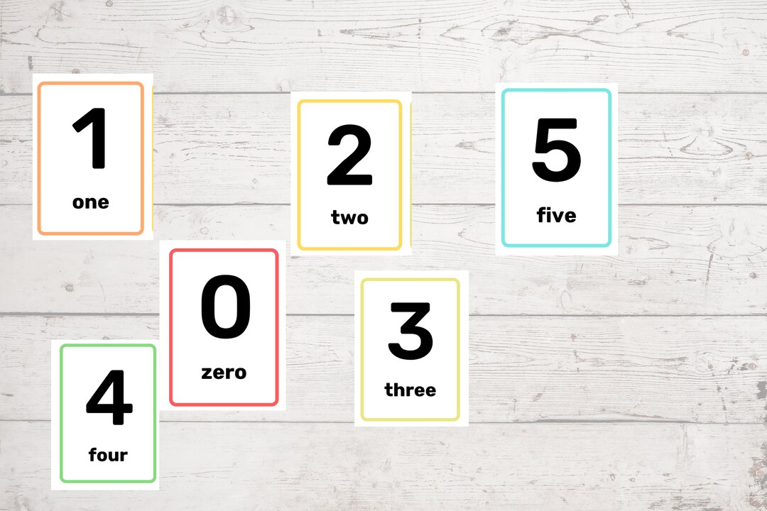 Childcare, Daycare, Learning Academy Numbers Flash Cards. Another ...
