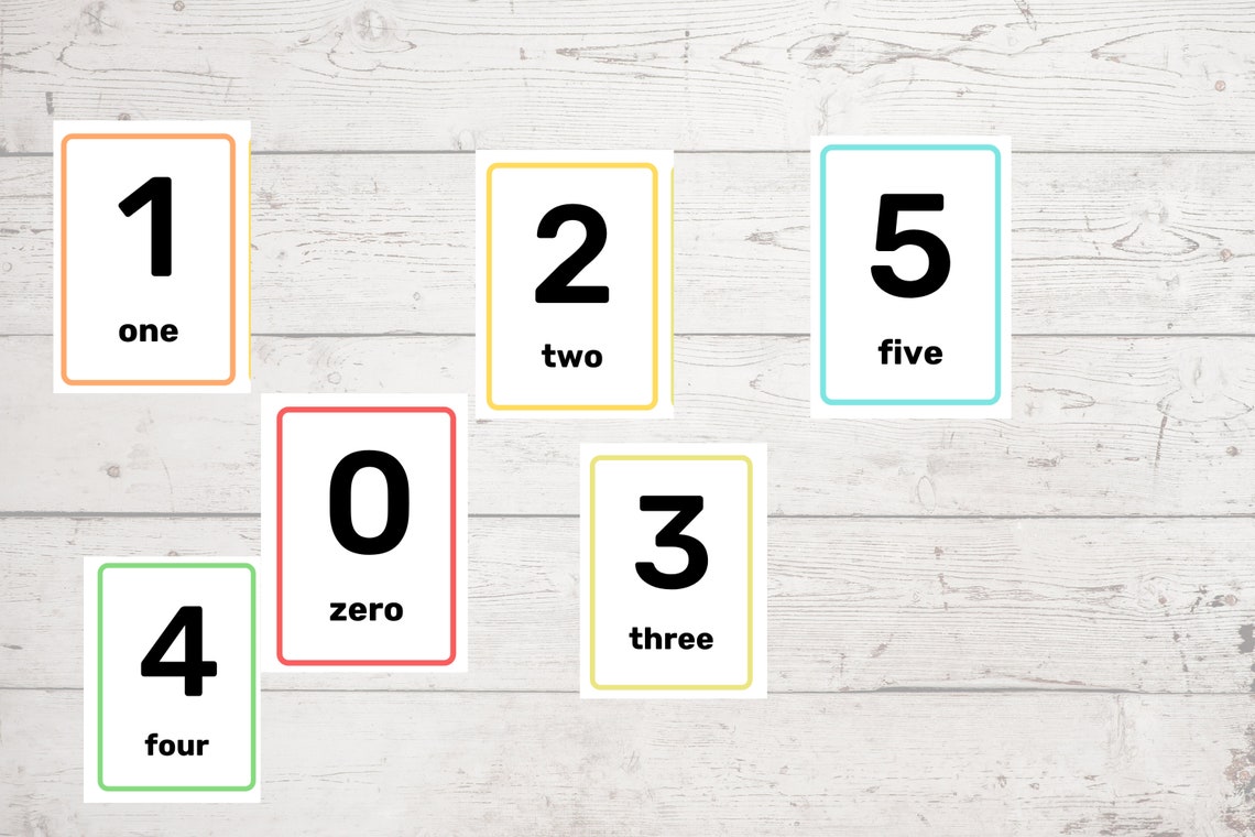 Childcare, Daycare, Learning Academy Numbers Flash Cards. Another ...