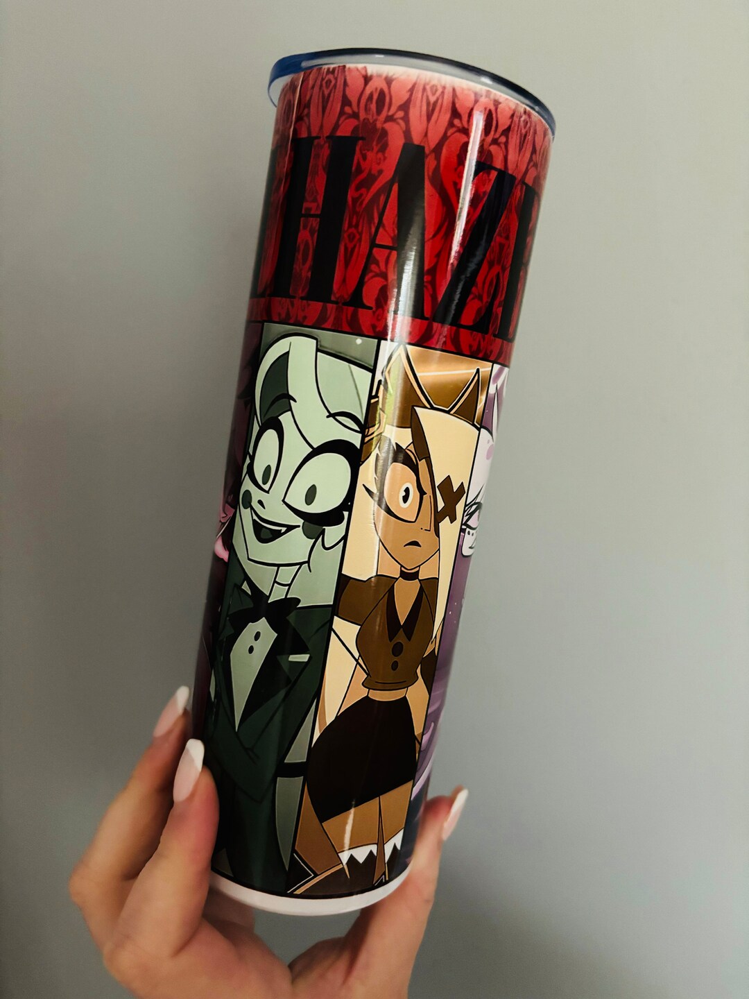 Hazbin Hotel Eras Tumbler | Alistor | Charlie | Vaggie | Husk | Angel ...