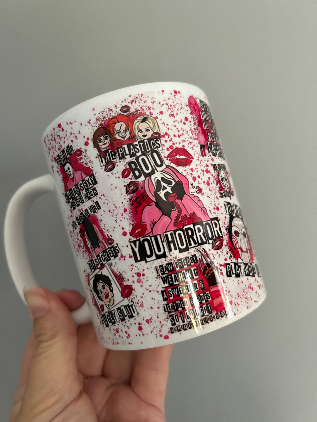 Boo You Horror Mug | Jason Voorhees | Michael Myers | Jigsaw ...