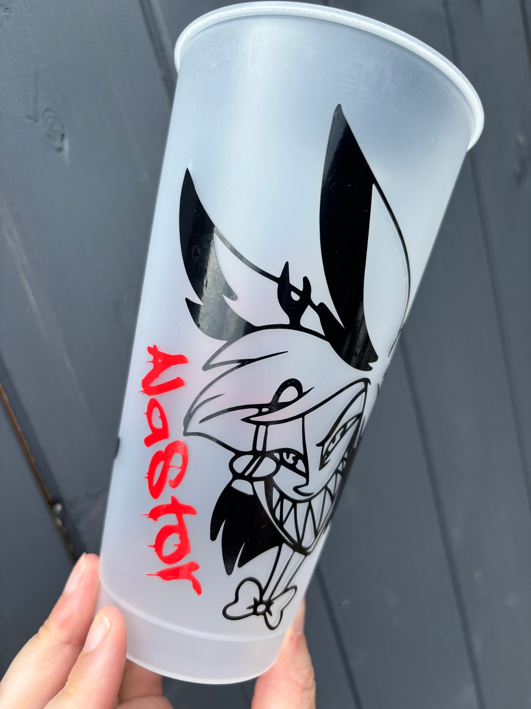 Alastor Cold Cup Hazbin Hotel Lucifer Adam Angeldust - Etsy