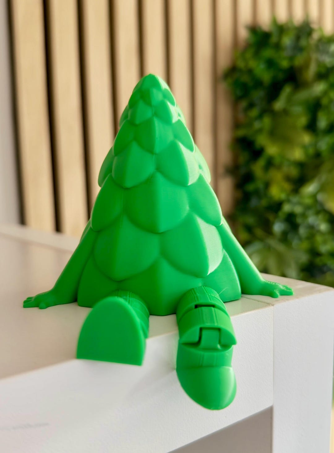 Cute Sitting Christmas Tree With Legs | Decoration - Etsy