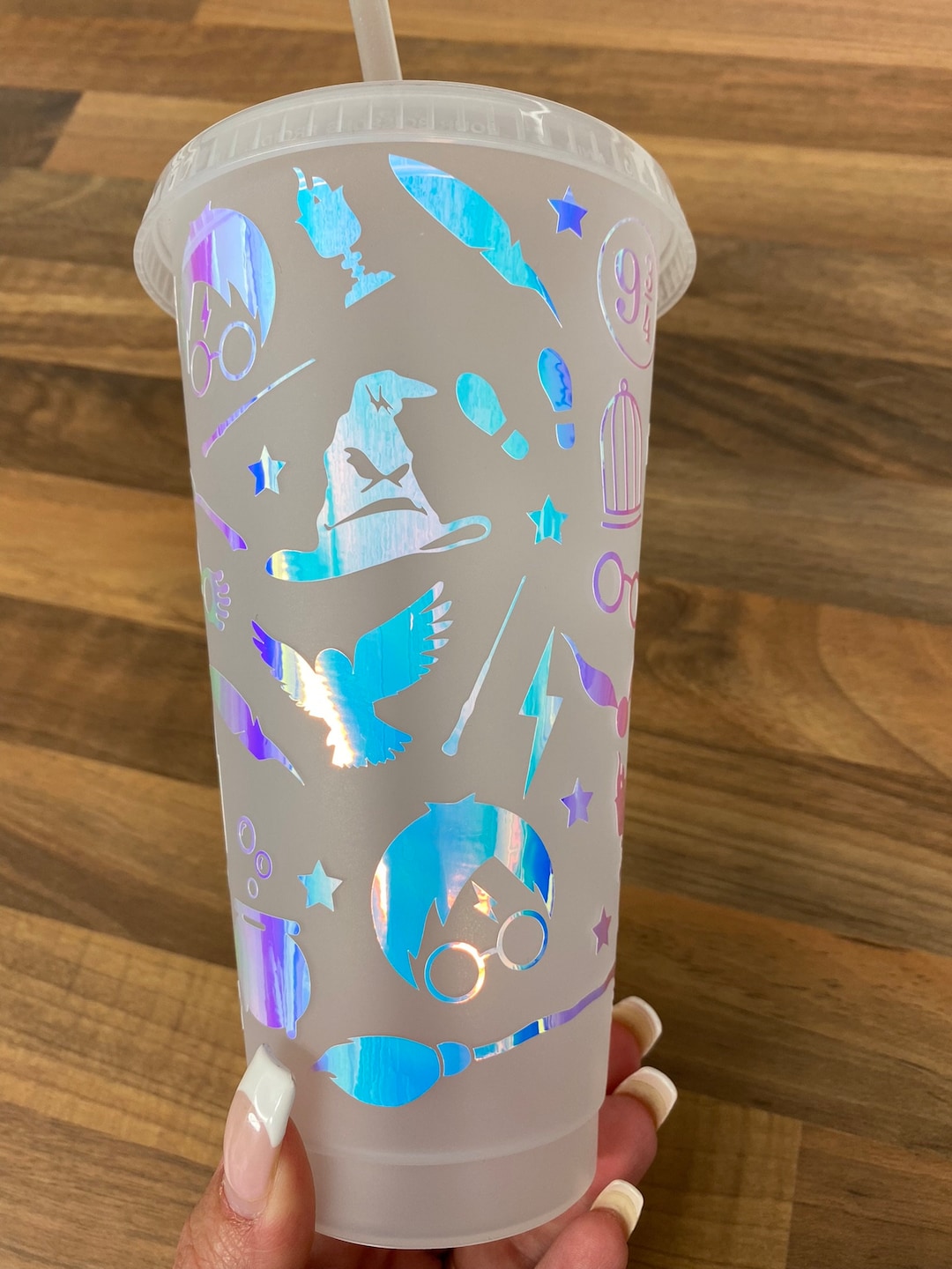 Harry Potter Logo Cold Cup Hogwarts - Etsy