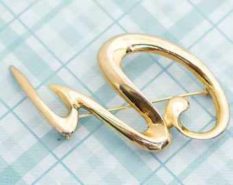 Spiral Brooch - Etsy