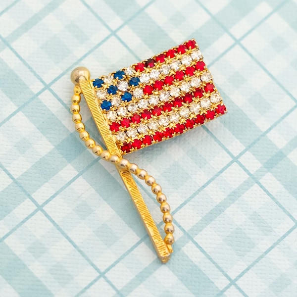 Flag Brooch - Etsy