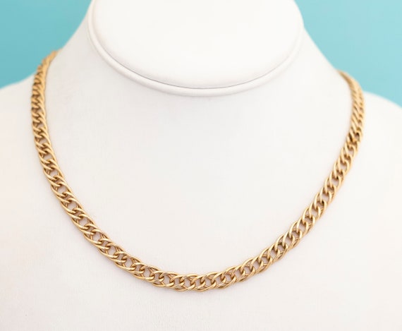 Vintage Thick Golden Chain Necklace - 32 inch, by Avo… - Gem