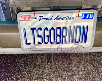 Let’s Go Brandon License Plate - Etsy