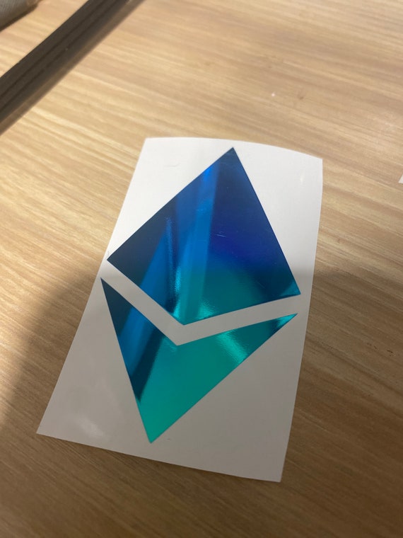 Ethereum ETH Logo Vinyl Decal Sticker | Etsy