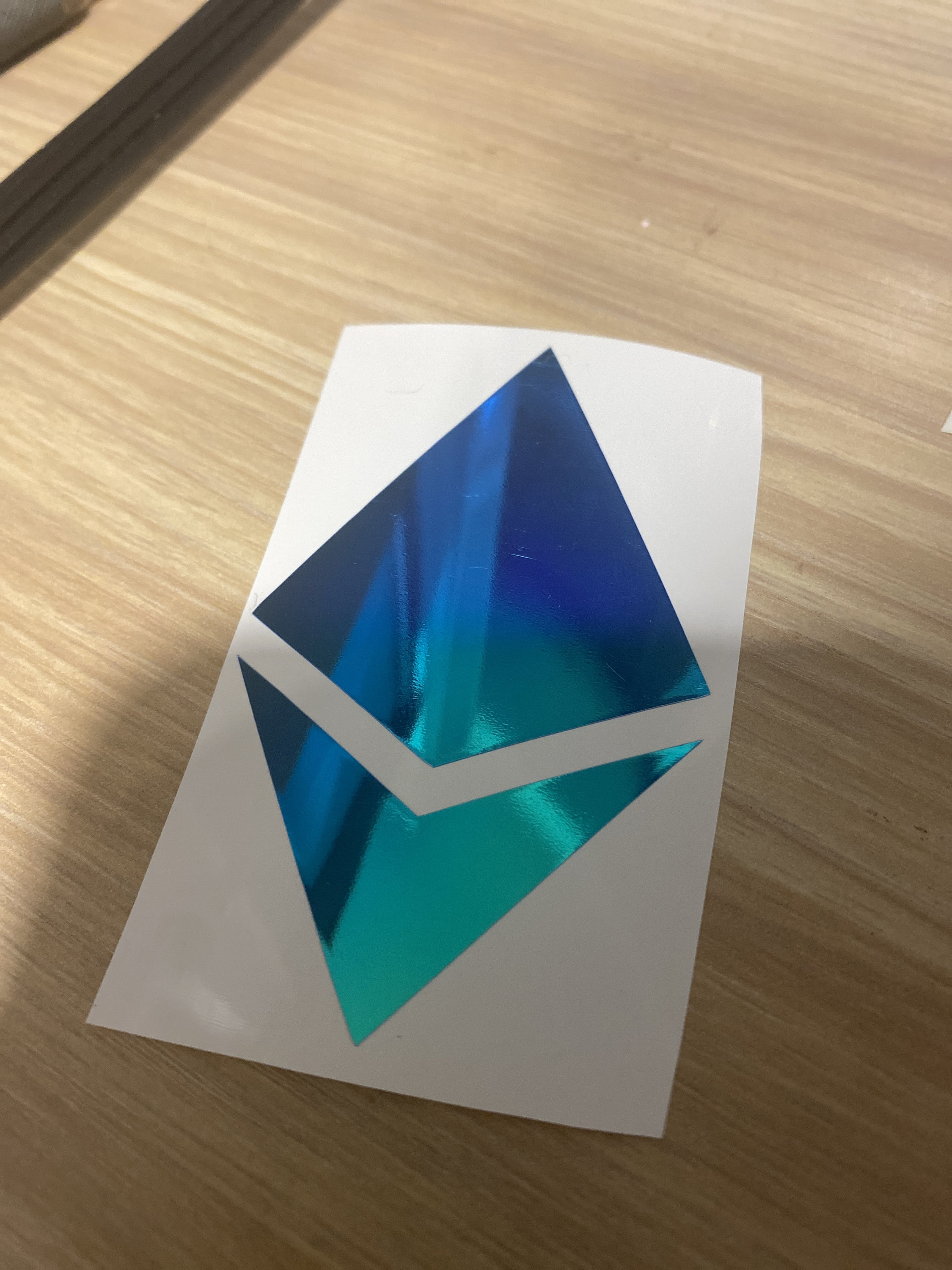 Ethereum ETH Logo Vinyl Decal Sticker | Etsy