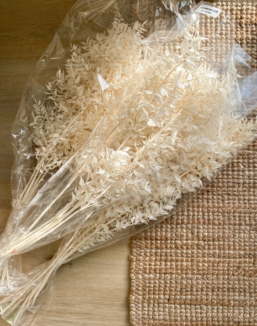 Italian Ruscus, Dried Italian Ruscus, Dried Flowers, White Flowers ...