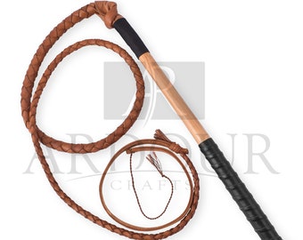 Bull Whip Wood Handle - Etsy