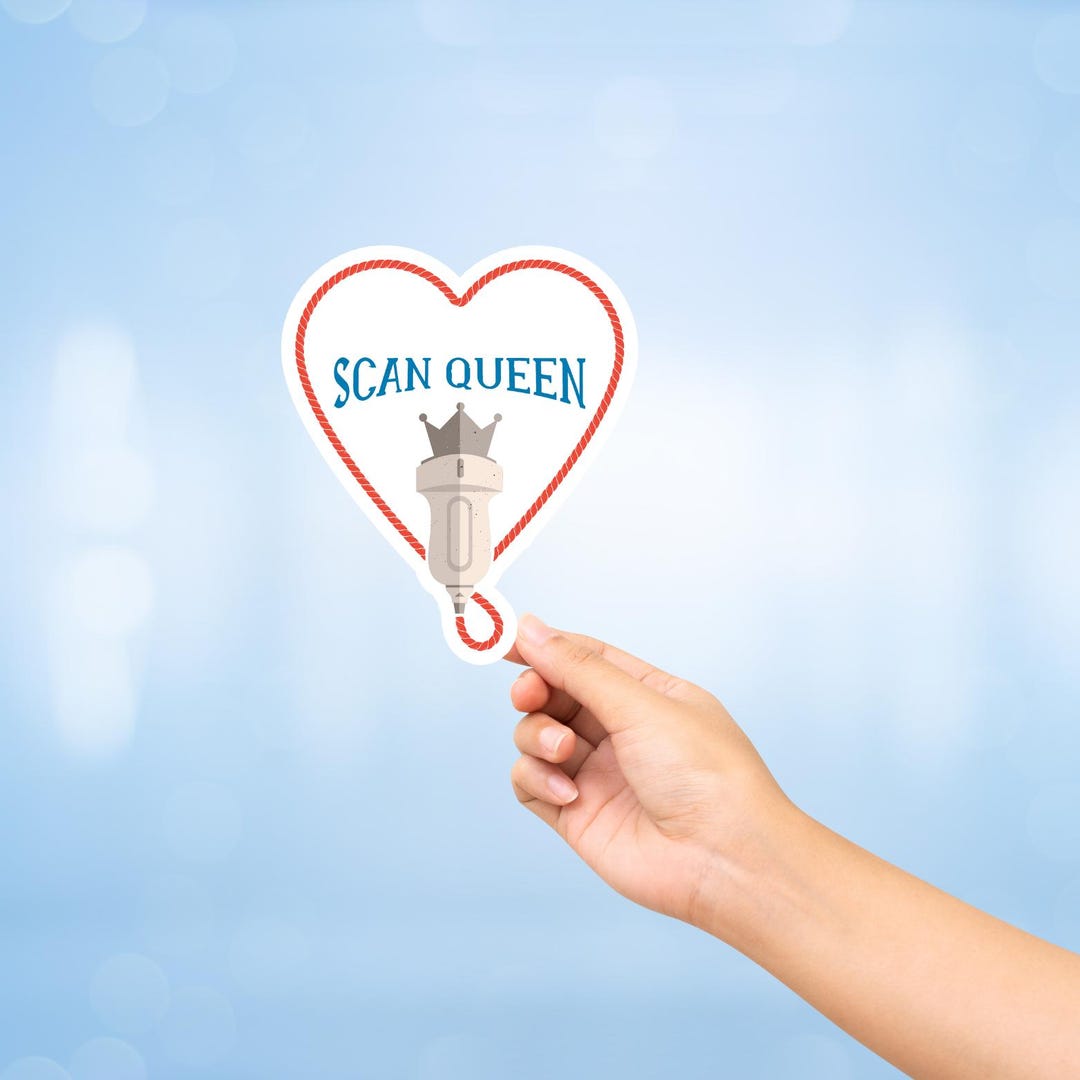 Scan Queen Ultrasound Probe Vinyl Gloss Weatherproof Decal Sticker - Etsy