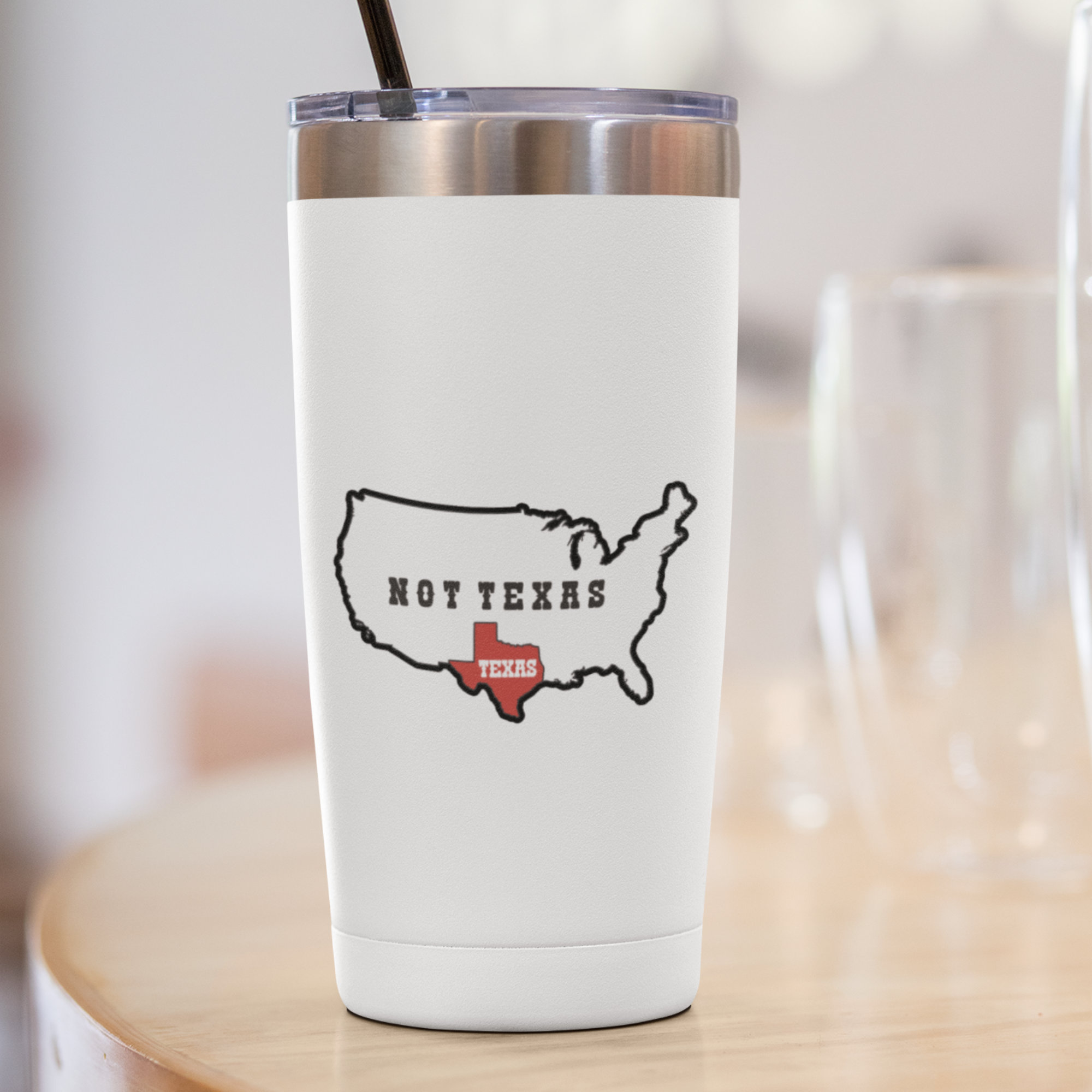 Texas / Not Texas Map USA Vinyl/ Glossy/ Weatherproof/ Decal Printable ...