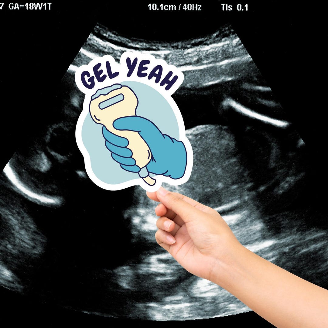 Gel Yeah, Ultrasound Probe Vinyl Gloss Weatherproof Decal Sticker - Etsy