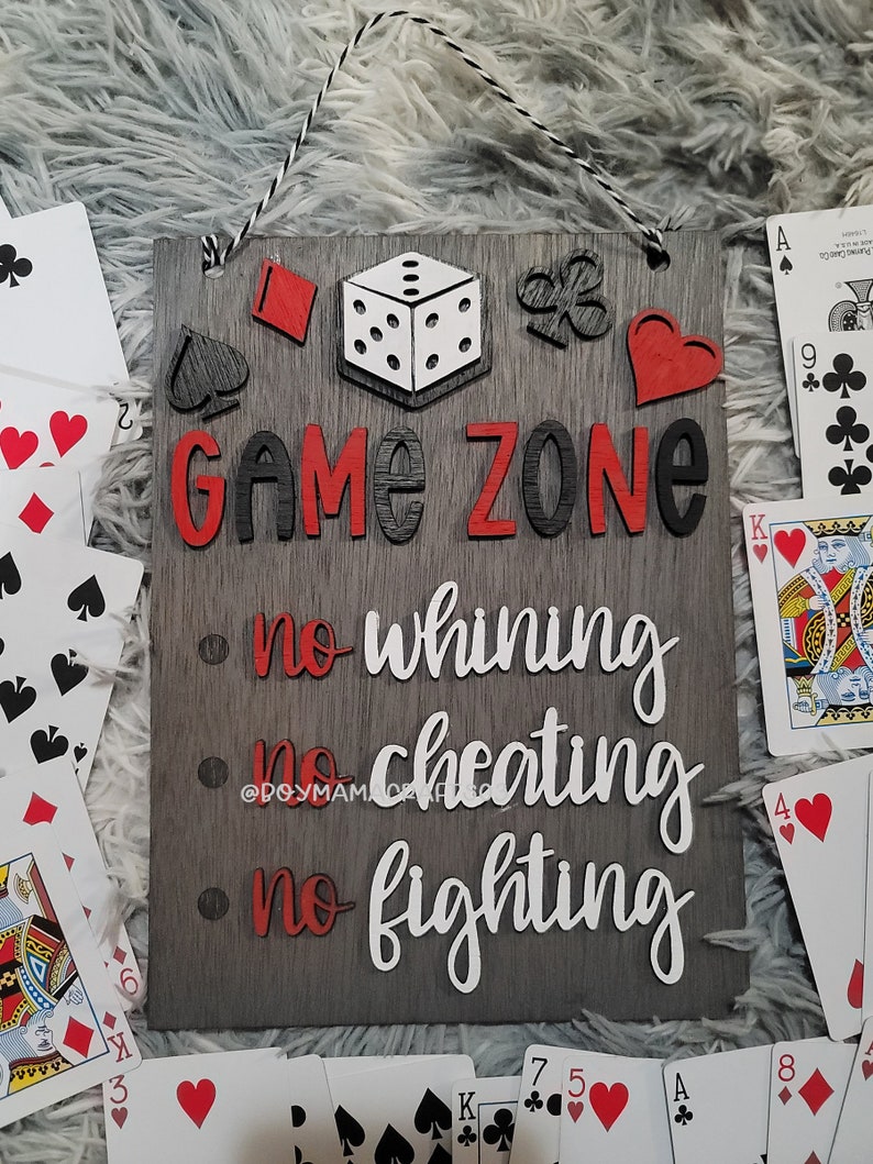 Game Zone Sign SVG File, Glowforge, Laser Cut Files, Ready to Cut, No ...