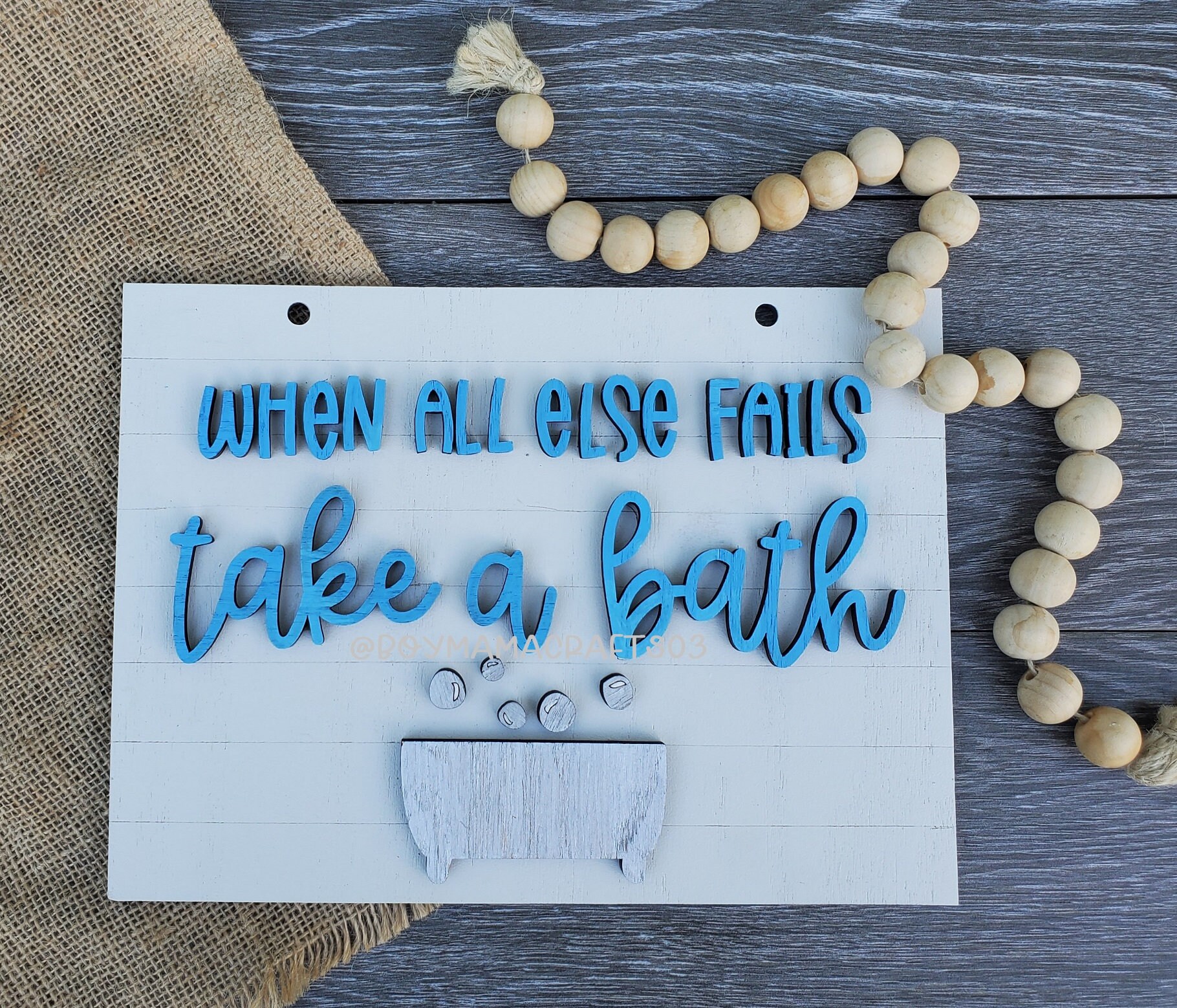 Take a Bath Sign SVG File, Glowforge, Ready to Cut, Laser Cut Files ...
