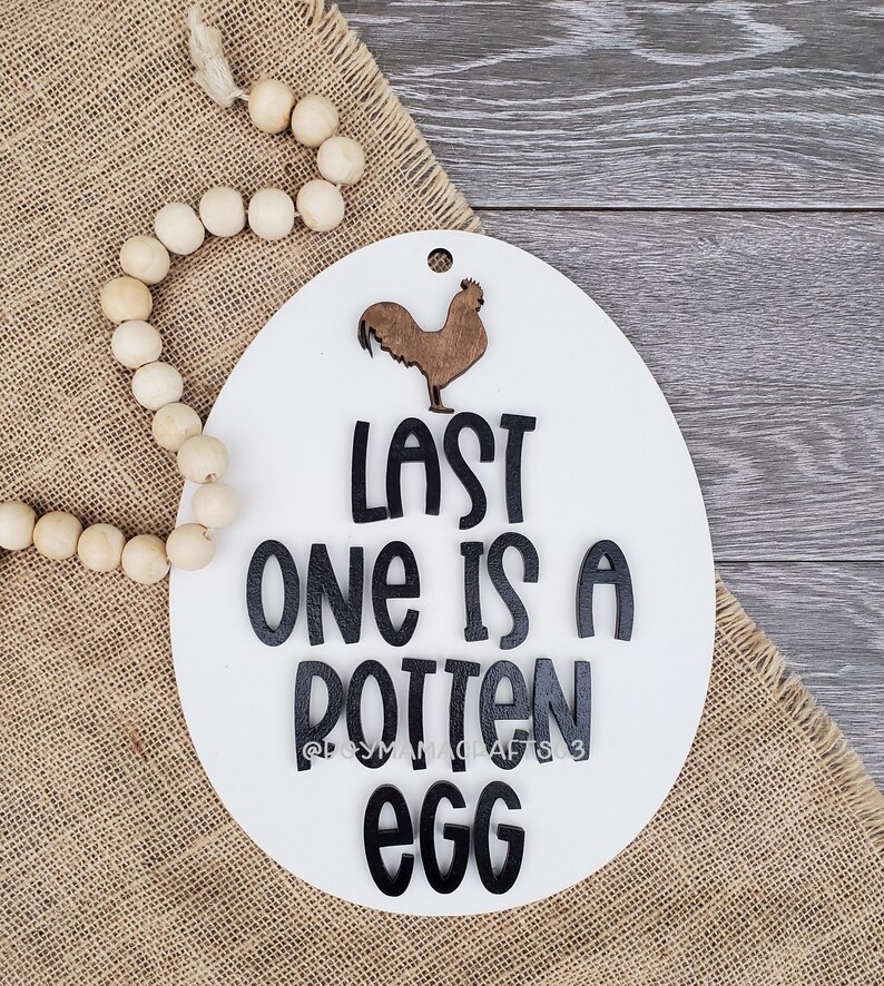 Funny Egg Signs Set SVG File, Glowforge, Ready to Cut, Laser Cut Files ...