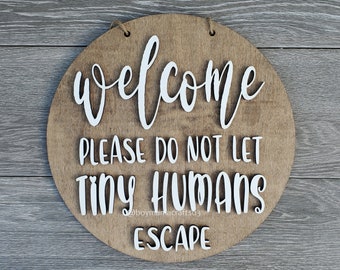 Furry Door Hanger | Etsy