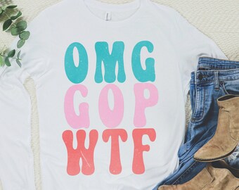 Funny Gop Shirt - Etsy